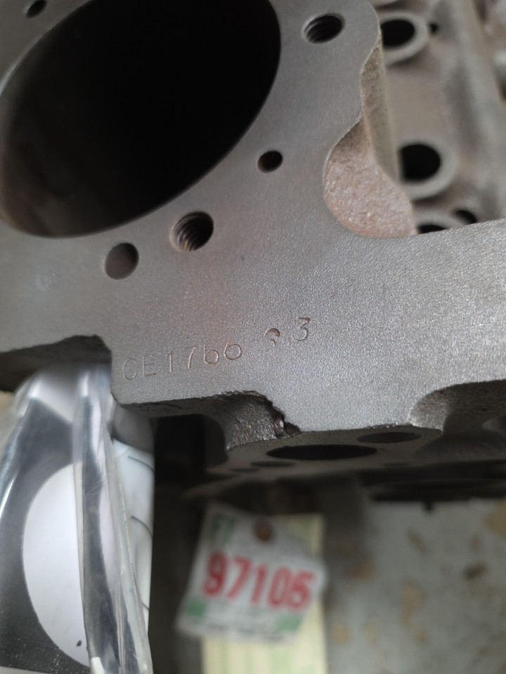 3970010 Engine Block CE Warranty Replacement 1969 1970 Z28 302 350 ...