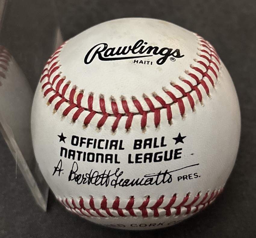 Bill “Bubba” Bergey Autographed Baseball Philadelphia Eagles Football ...