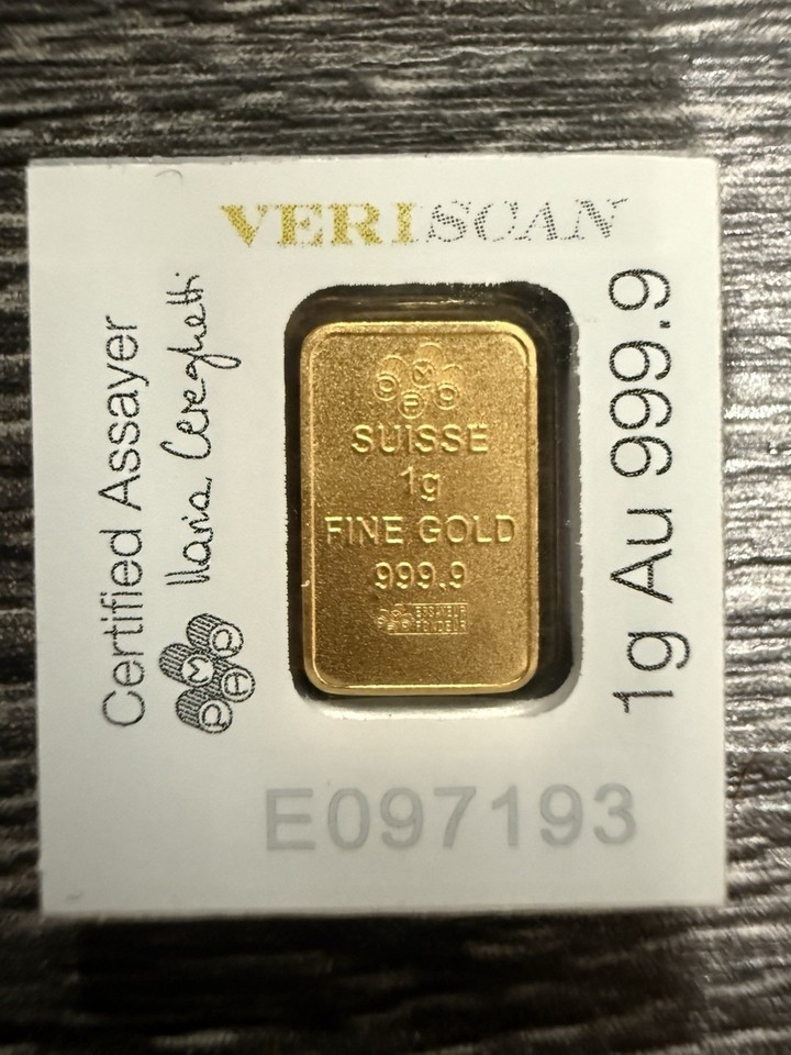PAMP Swiss Made Suisse 1g Fine Gold Bar for Women Lady Fortuna | eBay