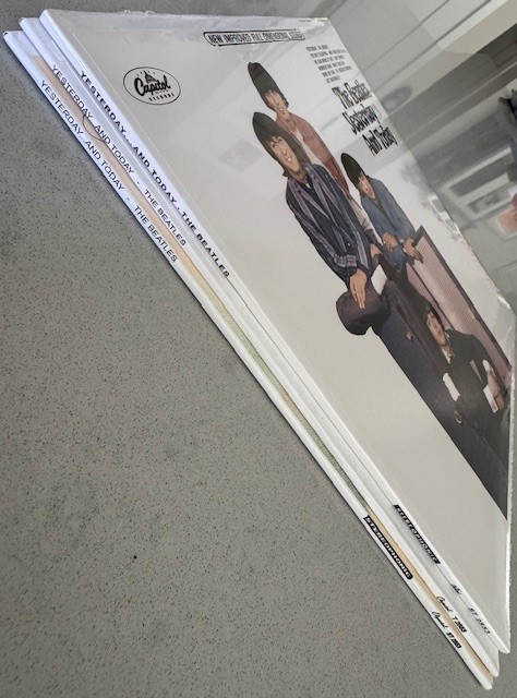 The Beatles Butcher Cover 2nd state UNIQUE DESIGNS set of 3 real album ...