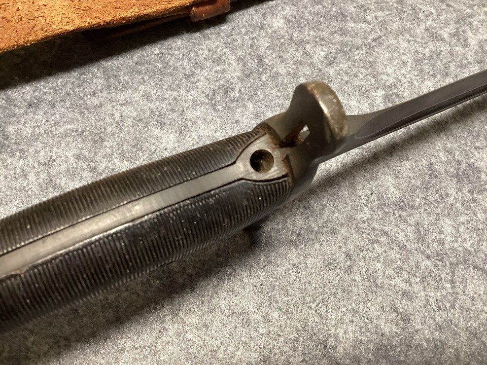 WWII US M1 Garand or 03' Springfield Bayonet AFH Knife W/ Leather ...