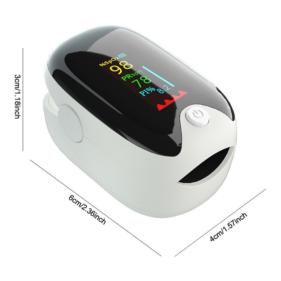 Blood Glucose Monitor LED Display Fingertip Oximeter for Adults Seniors ...