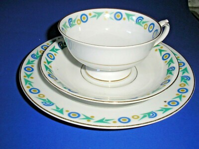 Felda Porzellan Art Deco Sammelgedeck Suprematismus | eBay.de