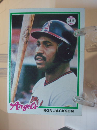 1978 Topps Baseball Card #718 - Ron Jackson - California Angels (81297 ...