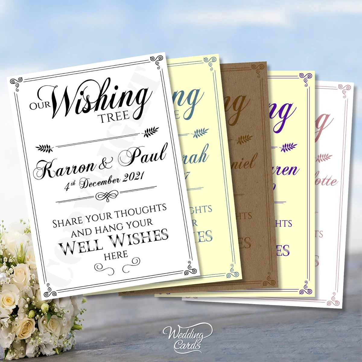 Wedding Wishing Tree Tags