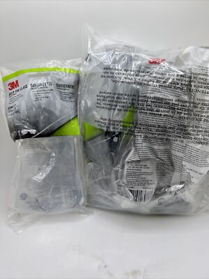 5 Pairs 3M Over The Glass Safety Eyewear Built In Side Shields Goggles ...