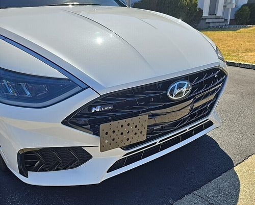 Front Tow Hook License Plate Mount Bracket Kit For Hyundai Sonata 2020 ...