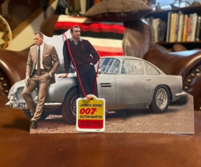 James Bond Tabletop Standee + Gilbert James Bond 007 Aston Martin Hang ...
