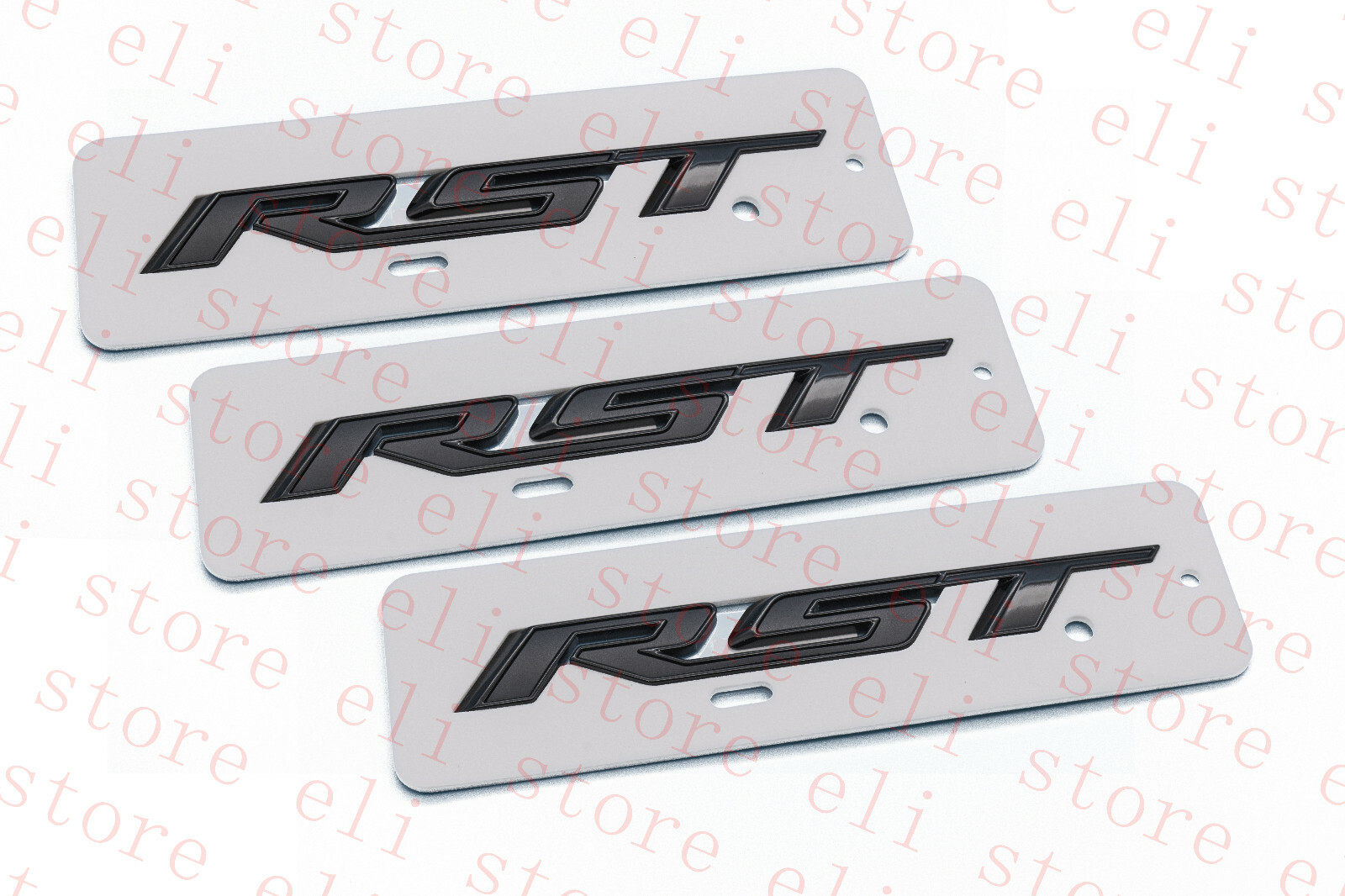 84605751 Chevrolet OEM Black Gloss RST Emblem Set of 2 NEW | eBay