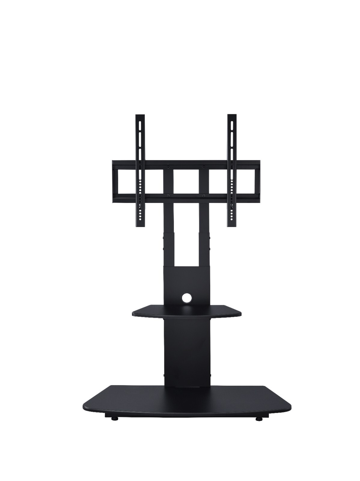 Height Adjustable TV Stand for 86" TVs, 2 Shelves, VESA 600x400, 130 ...