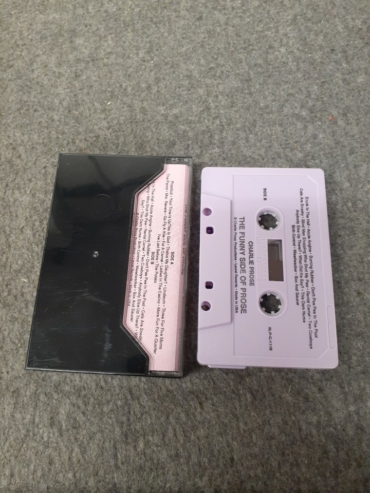 CHARLIE PROSE The Funny Side Of Prose Cassette Tape Comedy Songs | eBay