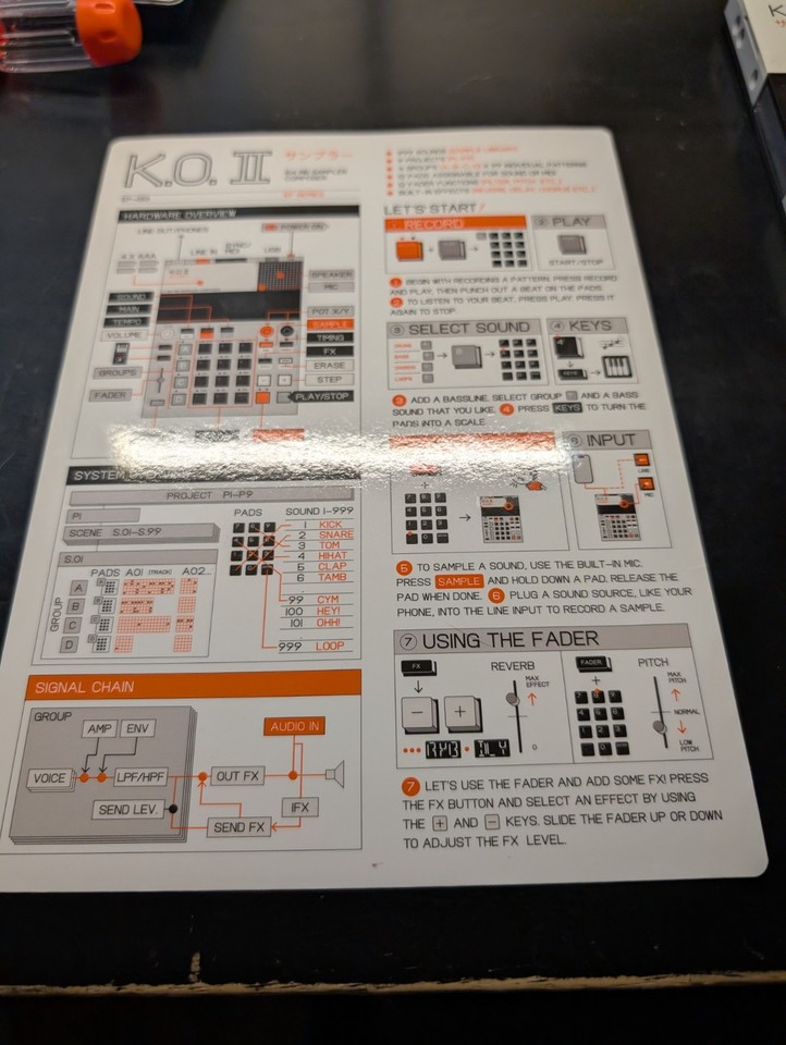 Teenage Engineering EP-133 KO II Sampler/Sequencer/Composer | eBay