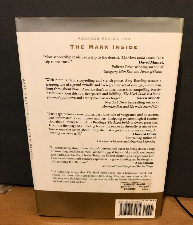 The Mark Inside: A Perfect Swindle, a Cunning Revenge, and a Small ...