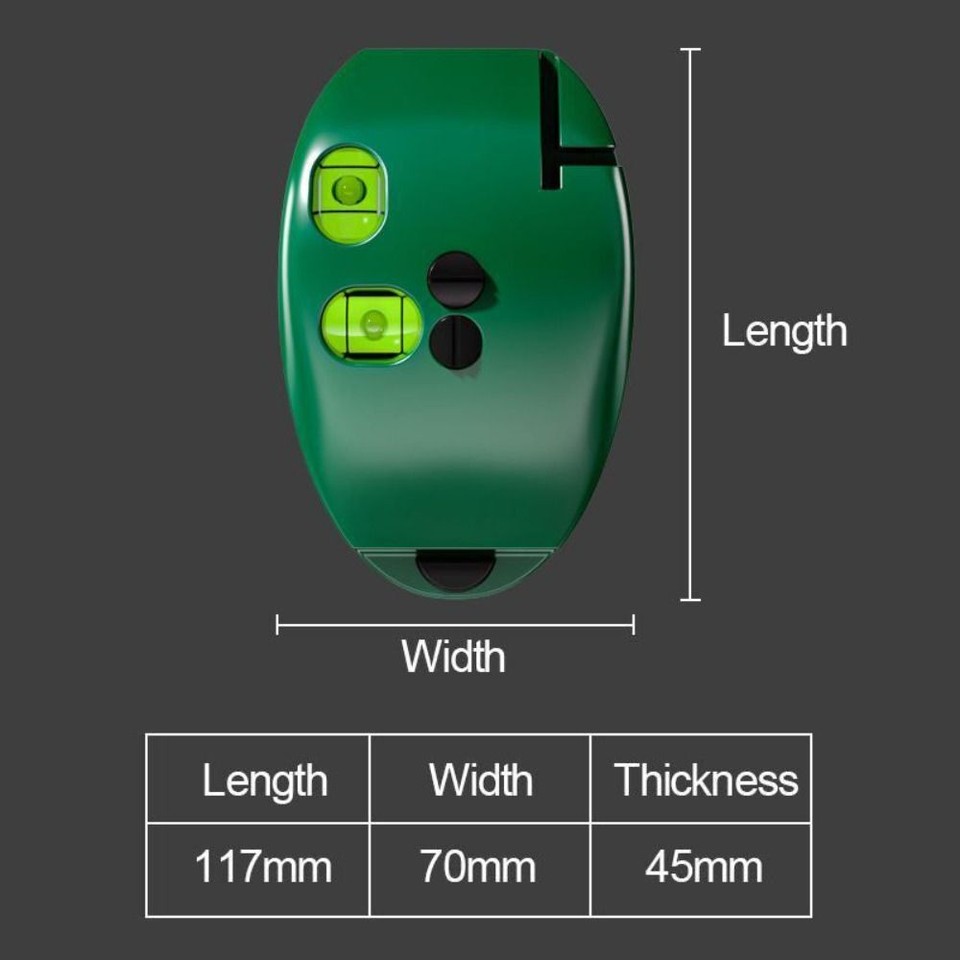 Professional 90° Laser Level Mini Leveling Right Angle Tool Measurement ...