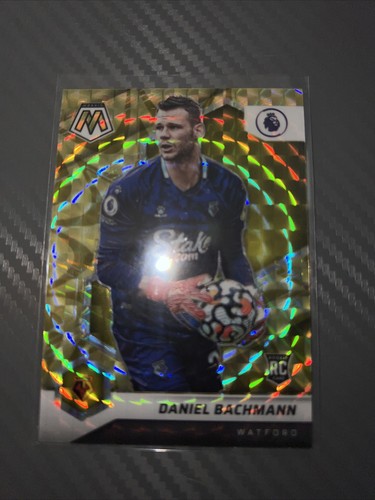 2021-22 PANINI MOSAIC PREMIER LEAGUE DANIEL BACHMANN RC REACTIVE GOLD ...