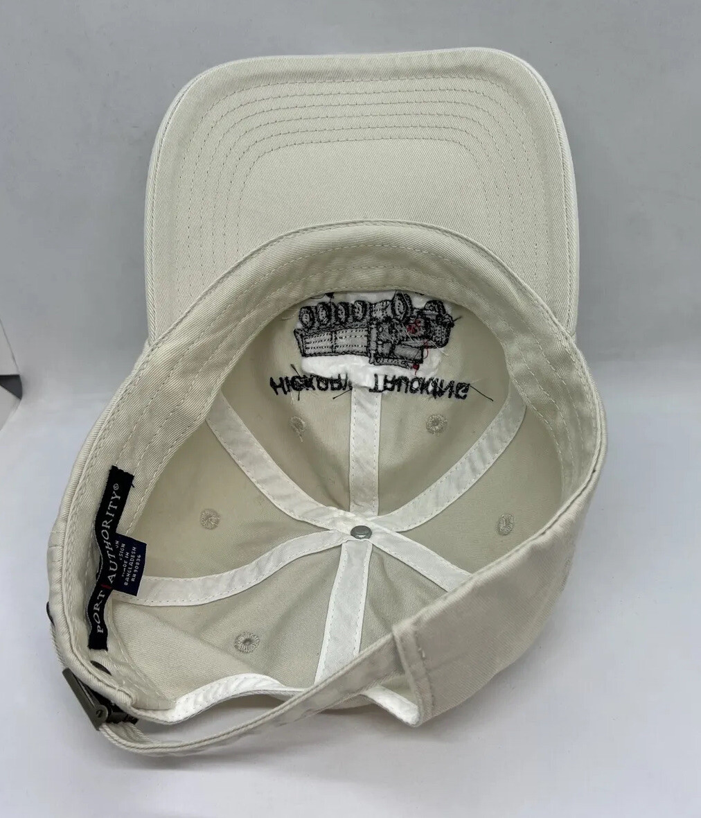 Hickory Trucking Hat Cap Strap Back Beige Cotton Rockin Your World Dump ...