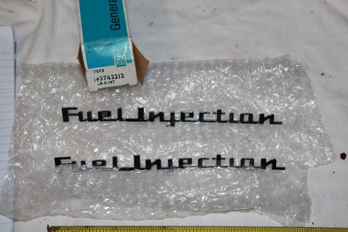 NOS Genuine 1957 Corvette Fuel Injection Emblem G.M. 3742212 (Belair ...
