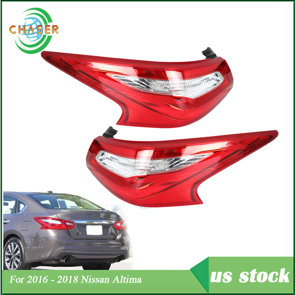 For 2016-2018 Nissan Altima Tail Light Brake Lamp Outer Passenger ...