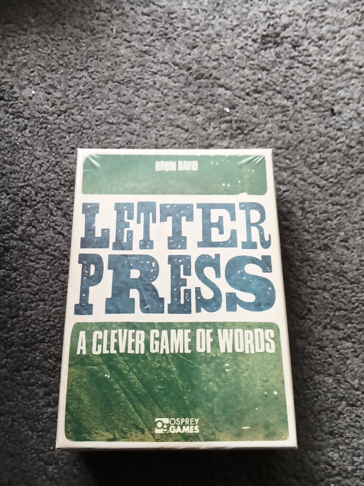 Letterpress - A Clever Game of Words B14 9781472841100 | eBay