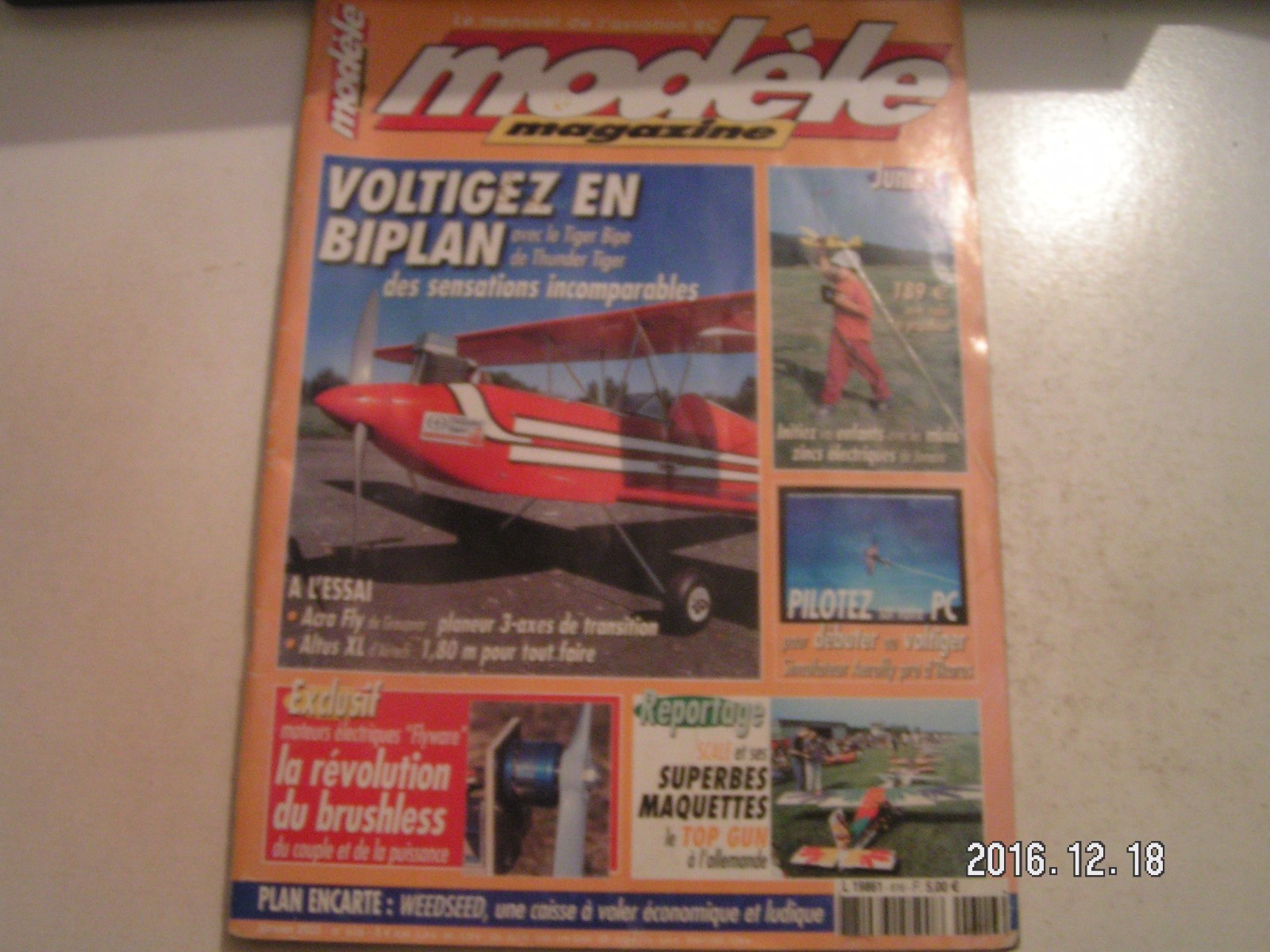 **c Modèle magazine n°616 Plan encarté Le Weedseed / Tiger Bipe | eBay