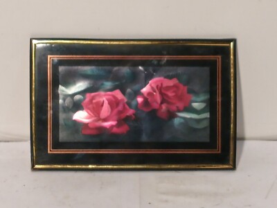 Shimmering Red Rose Foil Art Portrait 7 inch by 11 inch | eBay