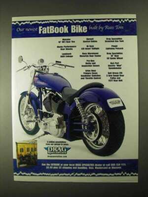 2001 Drag Specialties Motorcycle Parts Ad - Russ Tom | eBay