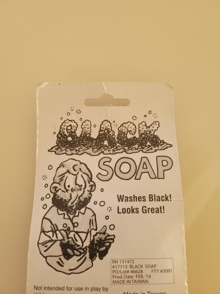 FORUM Black Soap Party Tricks Jokes Gags Pranks Magic Cream Colored ...