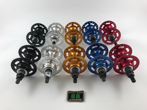 Old School BMX Wheel Hub Hubset Quando High Flange Red Blue Black ...