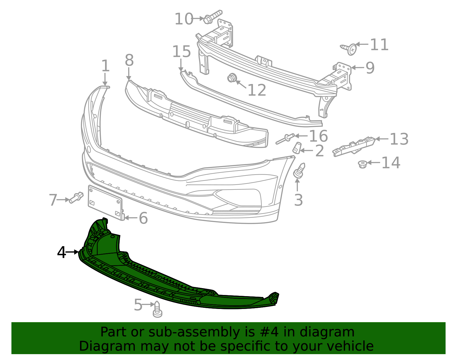 Genuine Volkswagen Spoiler 561-805-903-H-9B9 for sale online | eBay