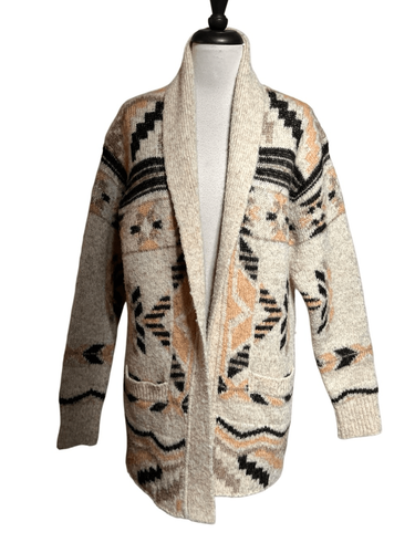 Idyllwind Miranda Lambert Cardigan Sweater Southwest Print Size M | eBay