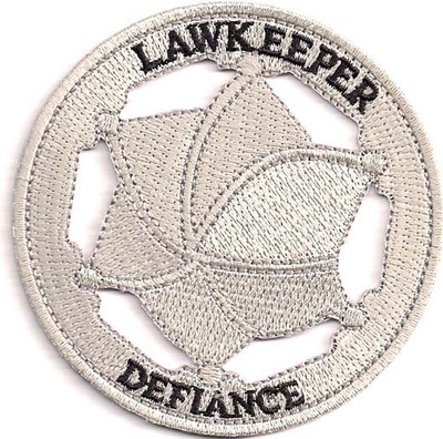 Defiance TV Series Lawkeeper Badge 3" Embroidered Patch (DFPA-01) | eBay