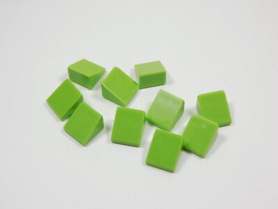 LEGO 10 Lime Green 1x1x2/3 Mini Slopes E10 | eBay