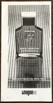 1979 Paco Rabanne Cologne for Men PRINT AD Men Who Have It All Wear ...