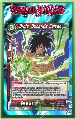 Broly, Bonafide Saiyan - BT11-017 UC - RE - 2nd ED - EN - NM/M | eBay