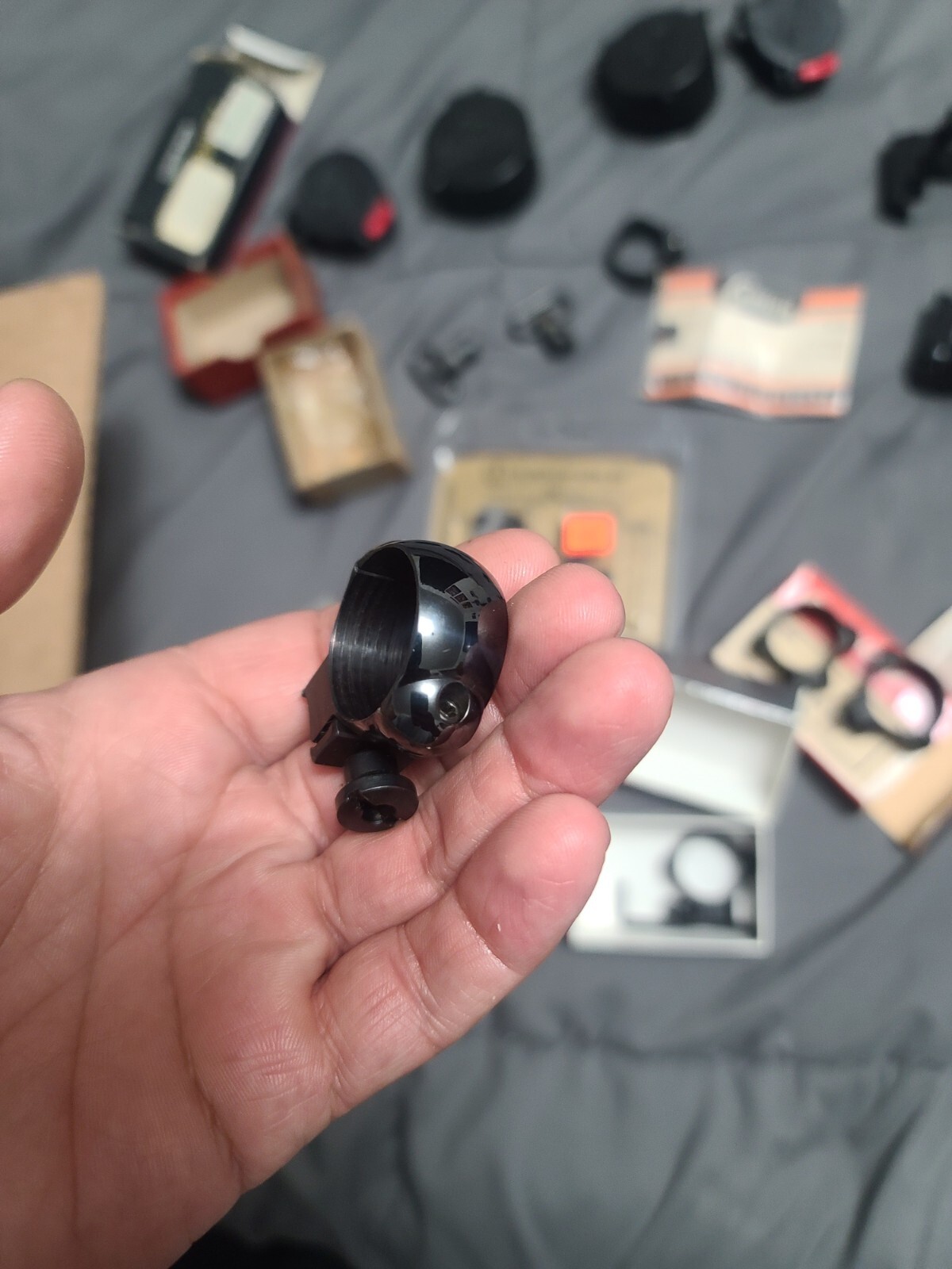 Huge Mixed Misc Rifle Gun Scope Rings, Parts, Mounts, Screws etc | eBay