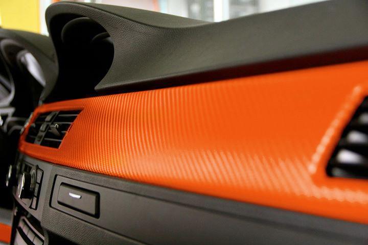 VVivid Xpo Matte Orange Dry Carbon Architectural Vinyl Wrap Film | V168 ...