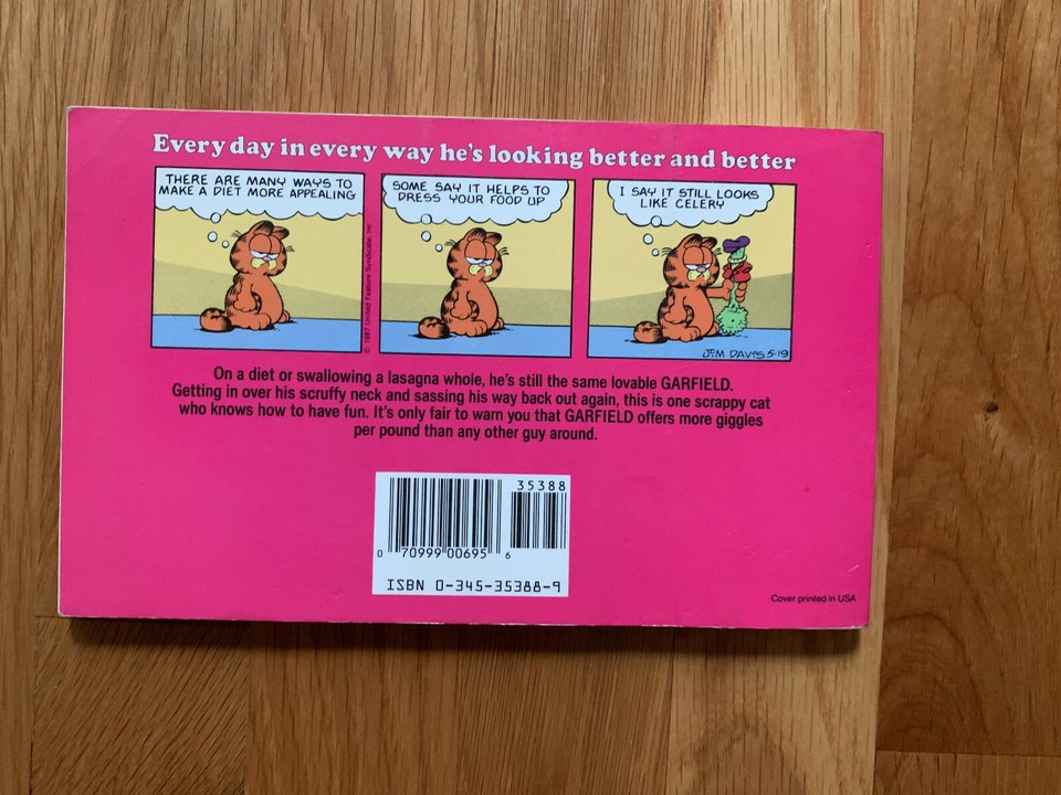 Vintage 1988 1st Ed. GARFIELD ROUNDS OUT HIS 16TH BOOK - BY JIM DAVIS ...