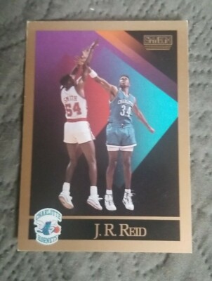 1990-91 SkyBox Charlotte Hornets Basketball Card #32 J.R.Reid Rookie | eBay