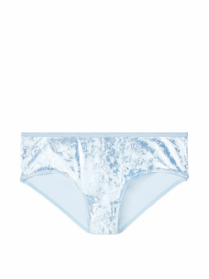 L Light So Blue FULL VELVET RARE Victorias Secret LOGO VS STAR ...