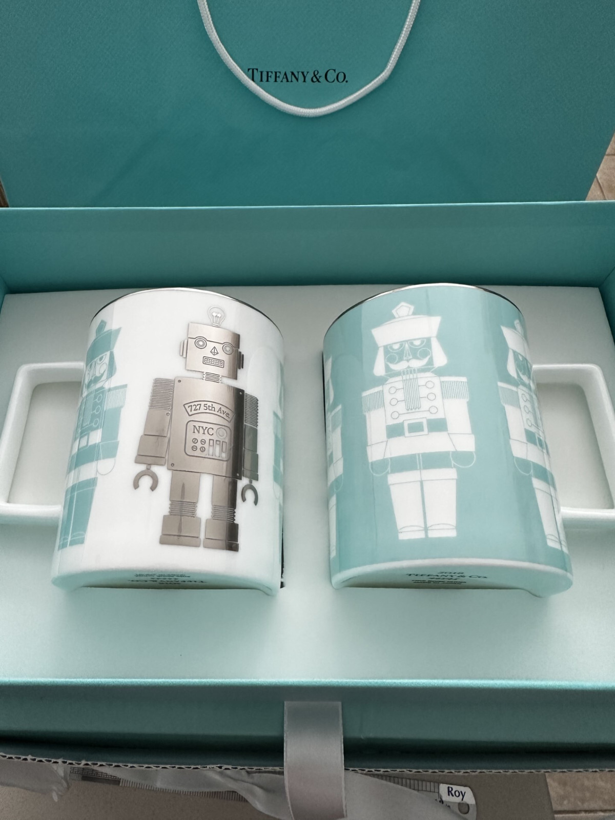 TIFFANY & CO Holiday Edition Robot Mug Set RARE BNIB | eBay