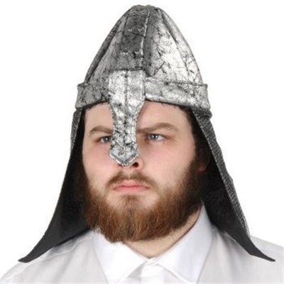 Fabric Black Knight Helmet Adult Fits Most Medieval Renaissance ...