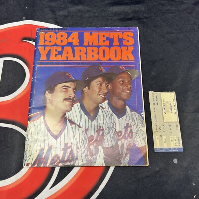 1984 Mets Yearbook And Ticket Stub | eBay