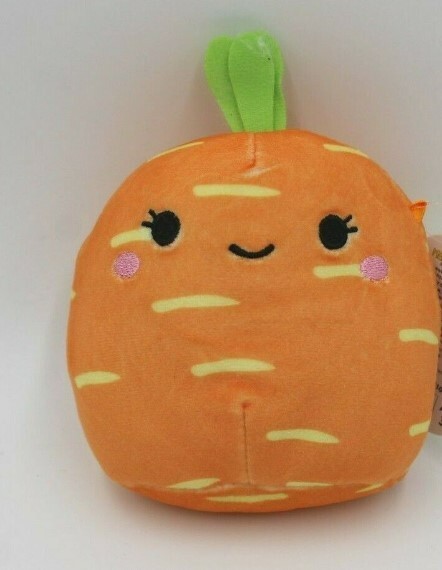 Squishmallow Caroleena the Carrot Vegetable, Orange 4" | eBay