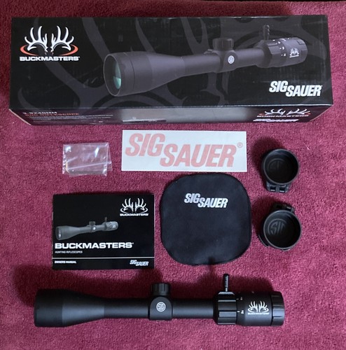 Sig Sauer Buckmasters 3-9x40mm Rifle-Scope BDC .25 MOA SFP Black ...