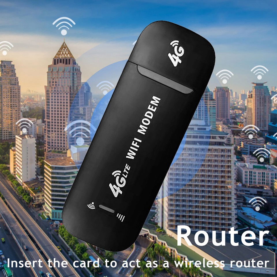 Wireless Unlocked 4G LTE Mobile Broadband Wi-Fi Routers Portable Modem ...