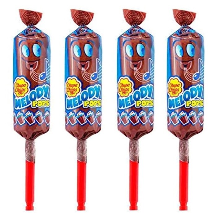Chupa Chups MELODY POPS COLA flavor- PACK OF 48 lollipops -FREE ...