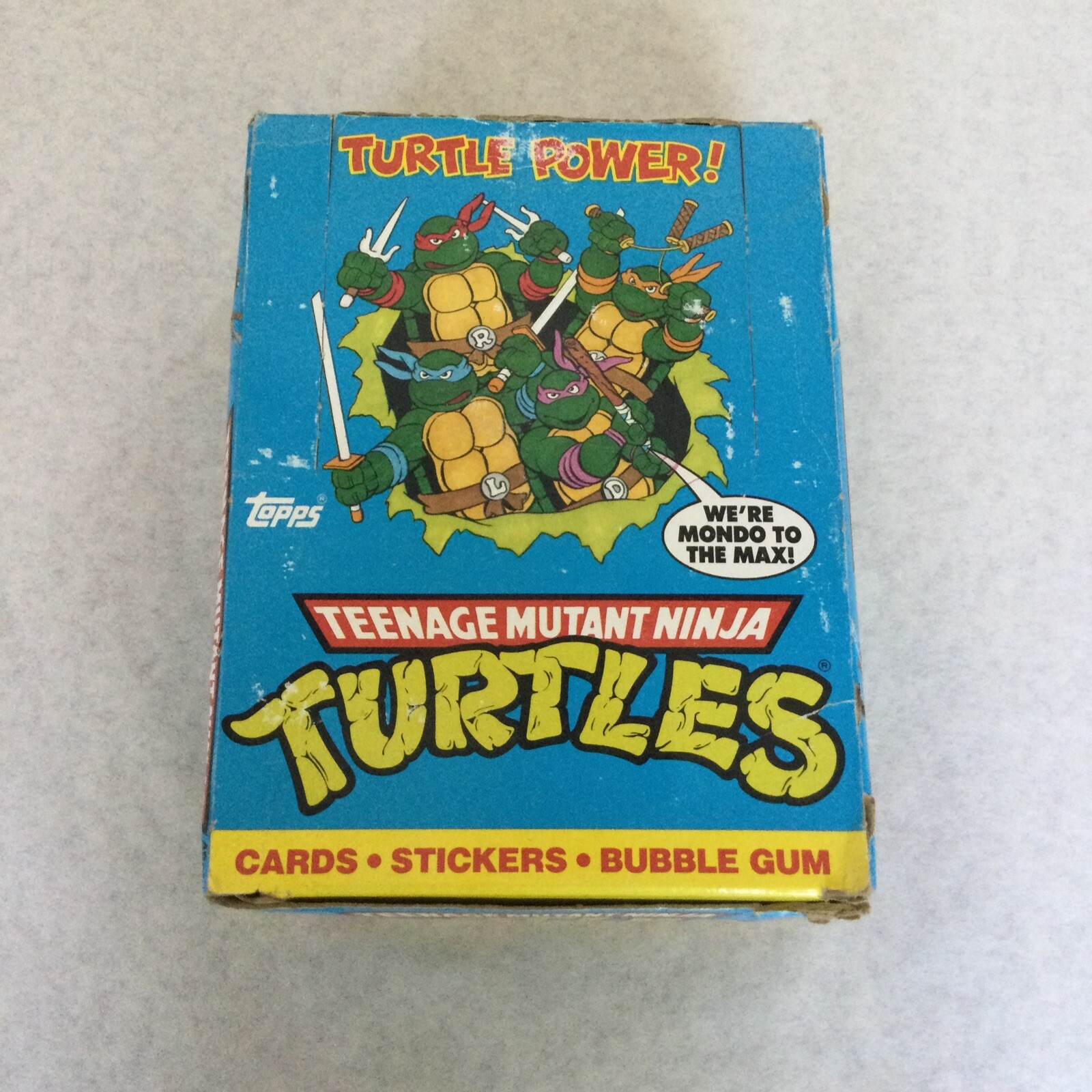 1989 Topps Teenage Mutant Ninja Turtles TMNT Complete Wax Box Of 48 ...