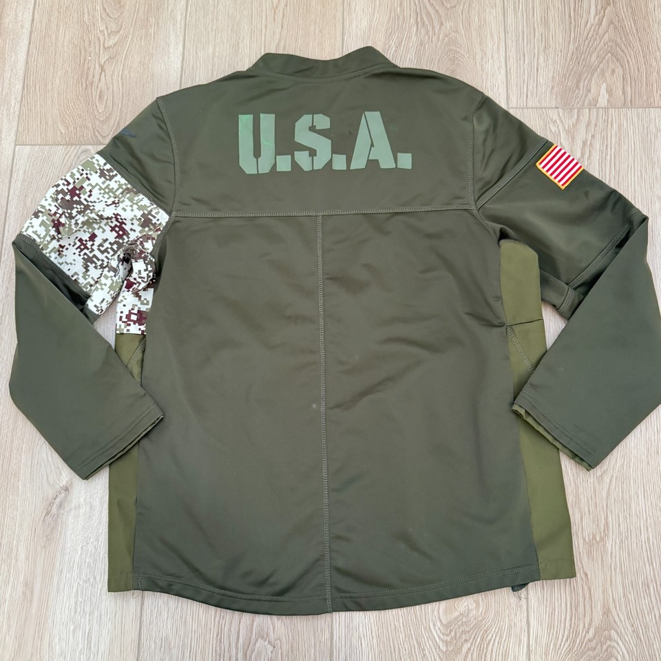 Green Camo Nike Shield Denver Broncos Zipper Salute To Service Jacket ...