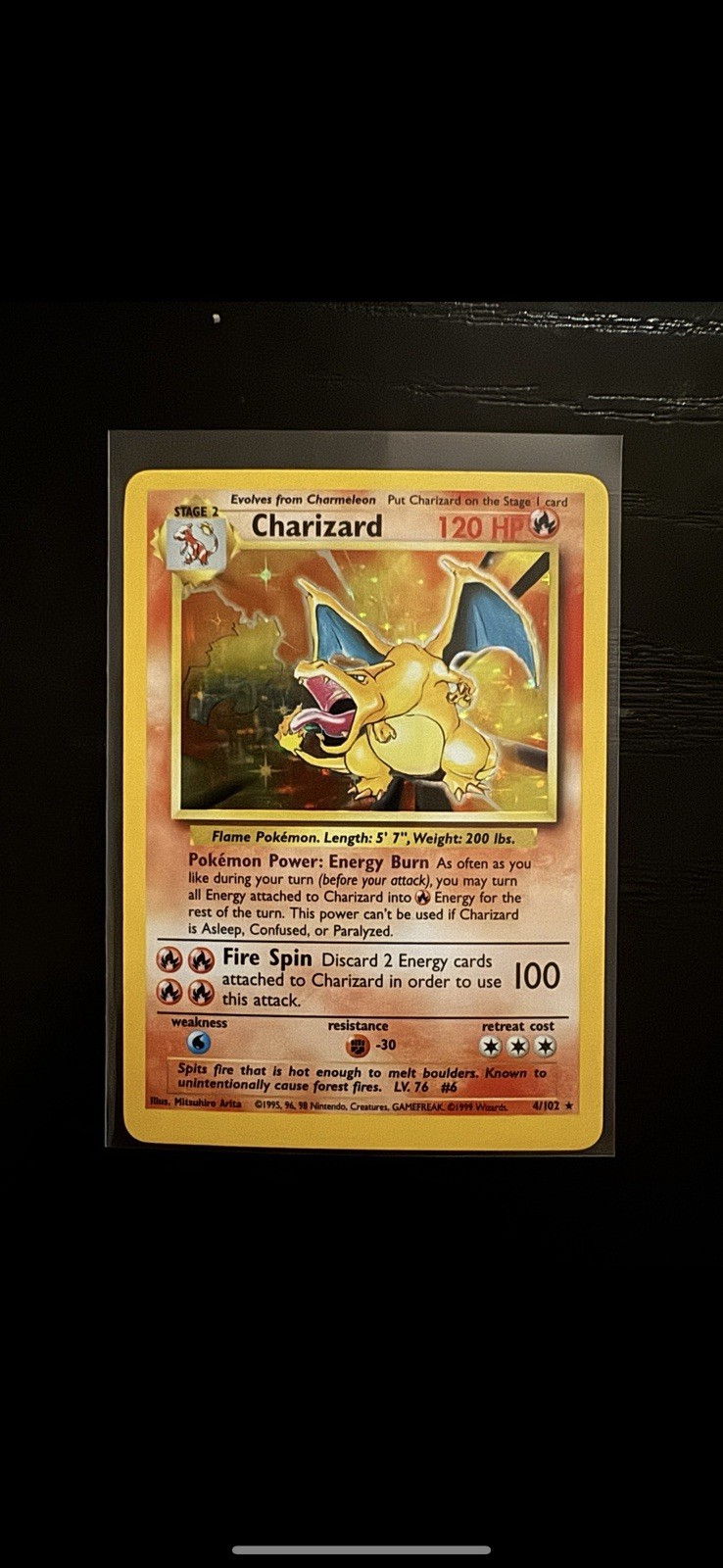 Pokemon Collection with 1st Edition Shadowless Charizard 4/102 1999 ...