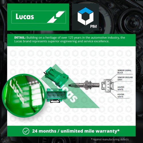 Lambda Sensor fits PEUGEOT 1007 KM Pre Cat 1.4 1.6 2005 on Oxygen Lucas ...